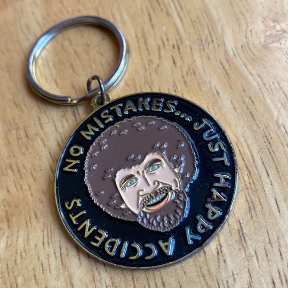 The Found | Accessories | Bob Ross The Found Brand Keychain 28 In Good ...